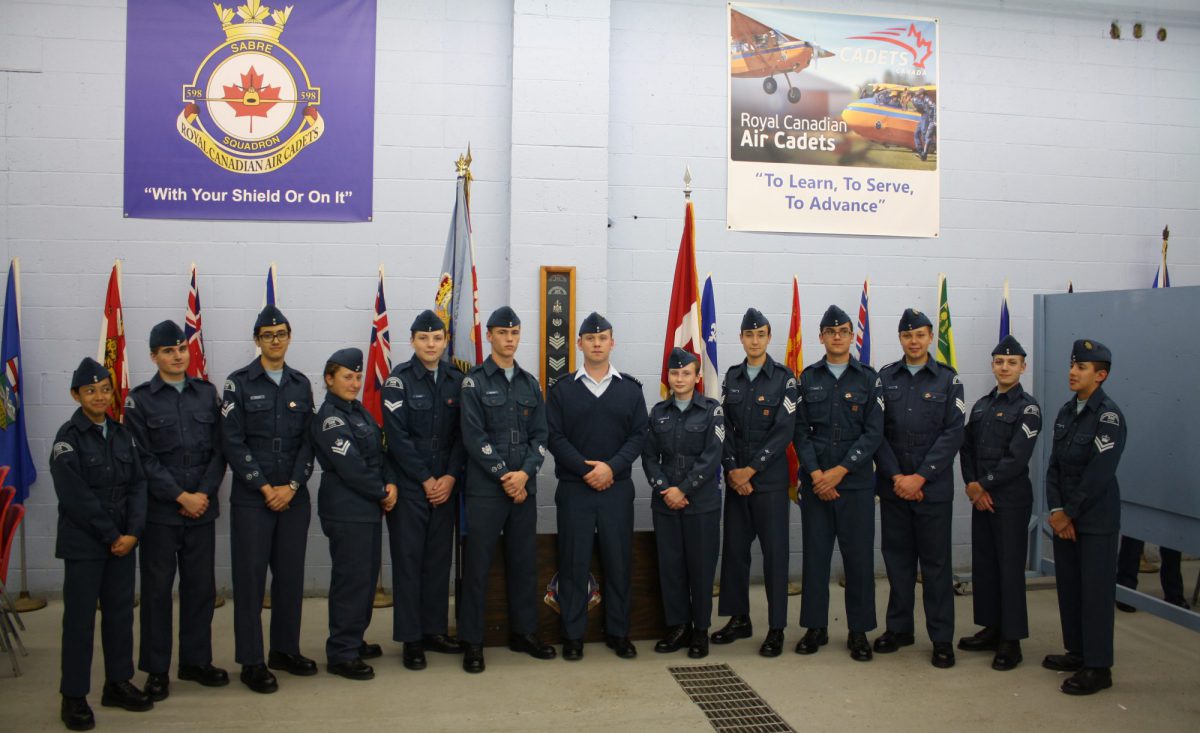 Promotions and Swearing in | 598 Sabre SQN.